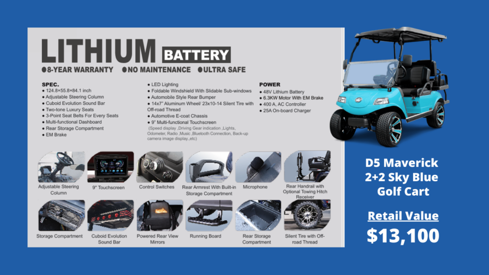 Golf Cart Raffle - Gulfport Senior Center Foundation